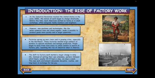 Factory Life During the US Industrial Revolution Powerpoint.L43.Child ...