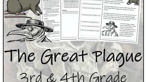 The Great Plague Close Reading Comprehension Activity | 3rd Grade & 4th ...