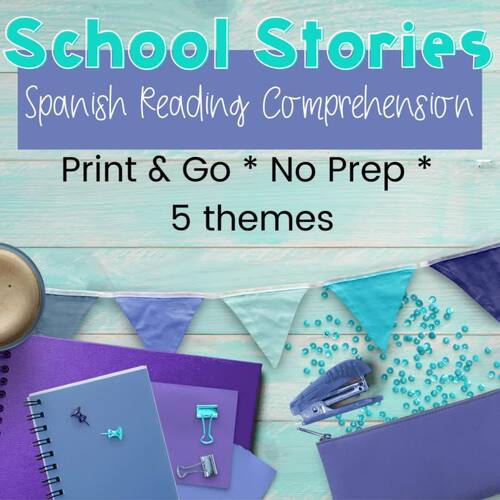 Spanish Back to School Reading Comprehension Activities Lecturas de ...