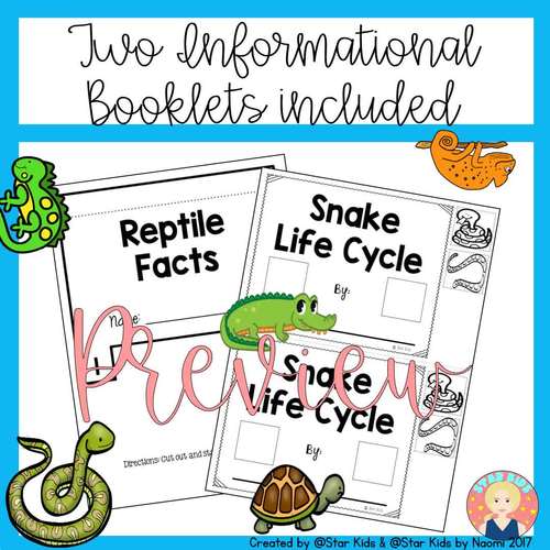 REPTILES | Animal Groups for K-1 by Star Kids | TPT