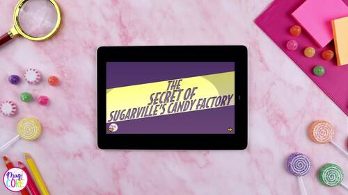 Candy Reading Comprehension Mystery Print & Digital Activity Worksheets ...