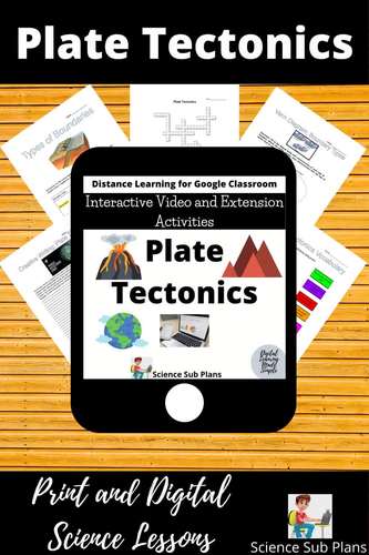 Plate Tectonics Interactive Video and Extension Activities by Science ...