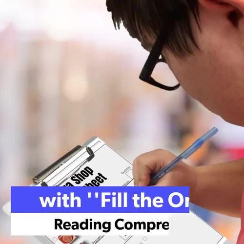 Vocational Skills: Cupcake Shop Fill the Order by AdaptEd 4 Special Ed