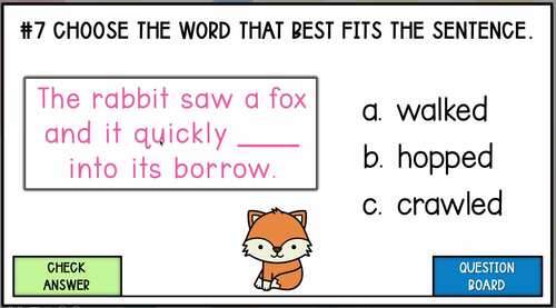 2nd Grade ELA Test Prep Game Show #2 | 2nd Grade Language Arts | TPT