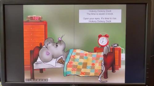 Teaching about time with Hickory Dickory Dock by Dawn Stephens Books