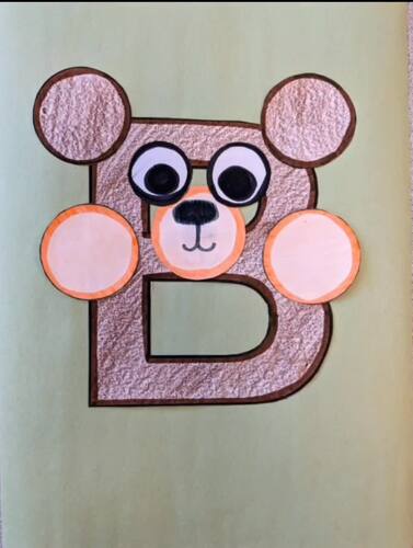 Letter B Craft | B is for Bear Printable Craft Template | ABC Alphabet ...