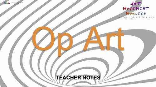 Art Movement Morsels - Op Art by Thinking Like an Artist | TPT