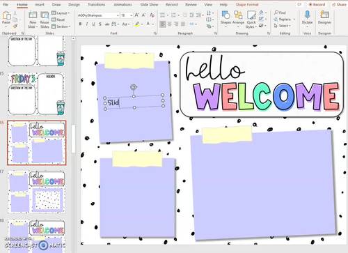 Editable Good Morning Slide Templates for Google & PPT- Classroom ...
