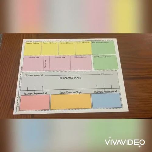 3D Persuasion Balance Scale by Always a SPECIAL Day | TPT