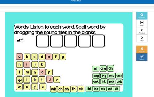 Dictation Boom Digital Boom Cards 3-letter Blends 2.5 aligned Closed ...