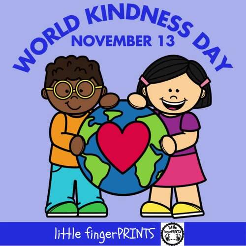World Kindness Day Writing by Little Finger Prints | TPT