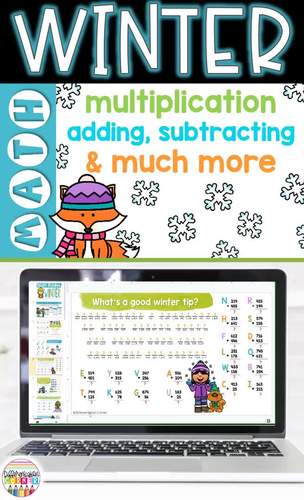 Winter Math Activities Digital by Differentiation Corner | TPT