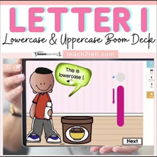 Alphabet Letter I of the Week Boom Digital Cards by Teach2Tell | TPT