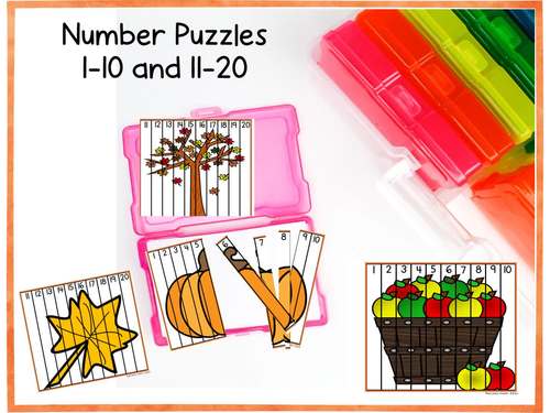 Fall Busy Box or Busy Box Preschool Activities for Morning Tubs or Centers