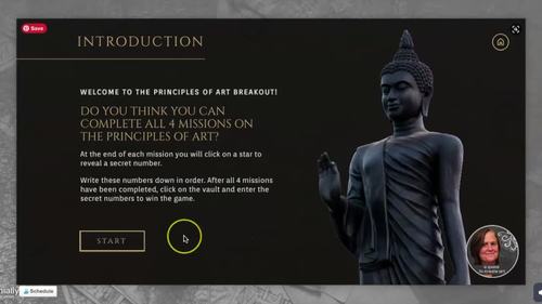 Digital Review Game - Principles of Art Interactive Review Game | TPT