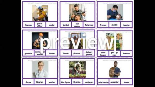 Occupation- Community Helpers -Who is it? – Clip/Task cards- All real ...