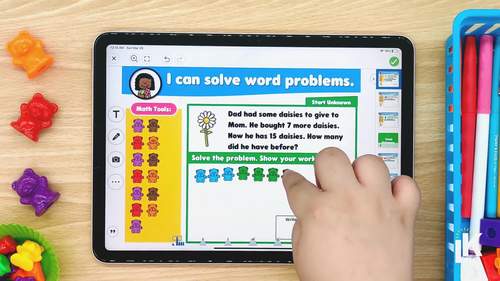 Digital Interactive Word Problems Bundle | Google Slides™ & Seesaw™
