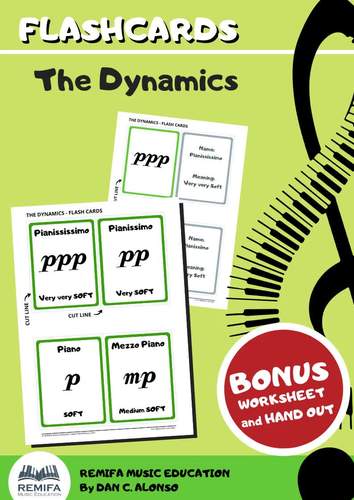 FLASH CARDS - The Dynamics + BONUS worksheet and handout. | TPT