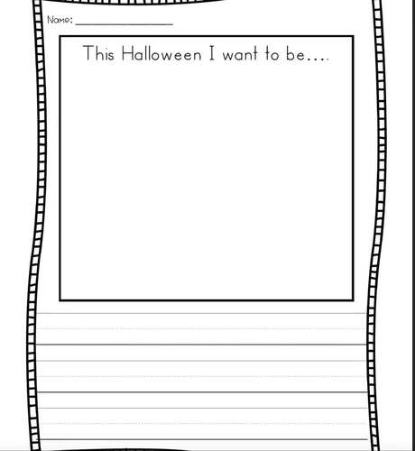 Halloween Writing Prompt by Little Legacy Learning Co | TPT