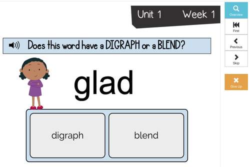 Level 2 Unit 1 BOOM CARDS Digraph Blends Distance Learning by Teaching ...