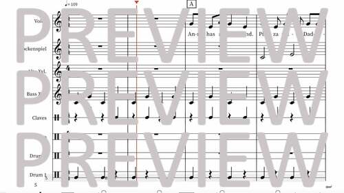 Pizza Pizza Daddy-O Singing Game & Orff Arrangement | Syncopation & So ...