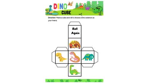 Dinosaur Activities sheets for summer " PLAY WITH DINOS" by Jasminebooks35