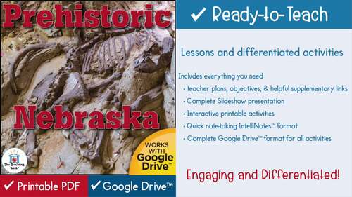 Prehistoric Nebraska State Study Unit by The Teaching Bank | TPT