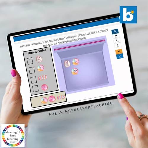 Spring Vocational Life Skills Math Fill and Count the Order Inventory ...
