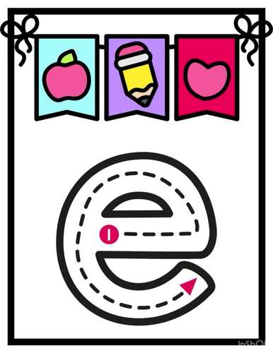 Lowercase Alphabet Letter Formation Posters | Kindergarten Classroom Decor