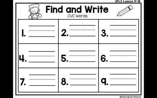 Find and Write by Inspired by Little Hands | TPT