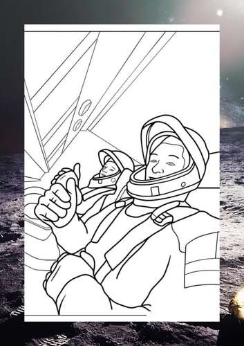 Out-of-This-World Astronaut Coloring Pages: Explore Space with Colors!