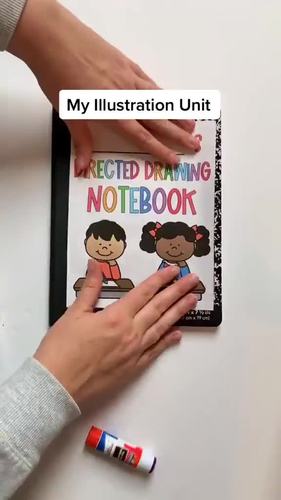 Illustration Unit for Kindergarten First Grade Drawing Shape Stories