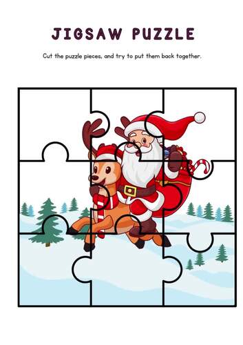 Christmas Jigsaw Puzzles | Fine Motor & Problem Solving for Kids