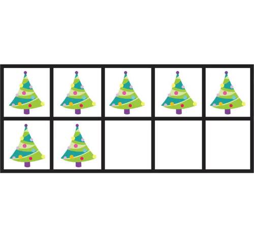 Winter Tree Ten Frames Cards | Vol 10 by TeKa Kinderland | TpT