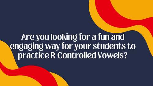 Bossy R Controlled Vowels Picture Card Set for Sorting by Z-Girl Creations