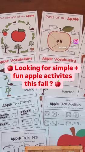 Apple Activities, Johnny Appleseed, Life Cycle Craft, Kindergarten 1st ...