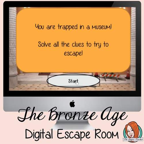 The Bronze Age Escape Room Boom Cards by The Ginger Teacher | TpT