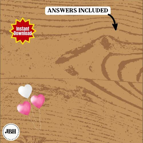 Adult Valentine MINI Bundle - Famous Couples, Candy Scramble, Love Quotes