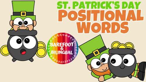 Leprechaun Positional Words Clipart - Spatial Concepts - St Patricks ...