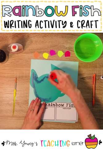 The Rainbow Fish Writing Activity & Craft: Problem - Solution | TPT
