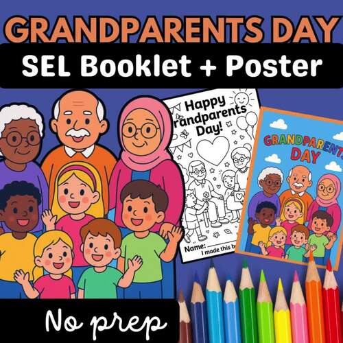 Grandparents Day Crafts and Activities | Printable Keepsake Booklet, K-3