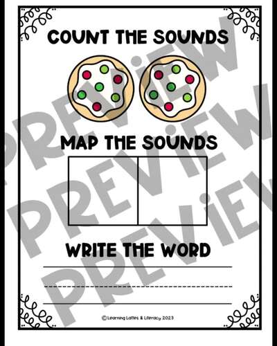 Word Mapping Mats Orthographic Sound Mapping SOR Christmas Centers ...