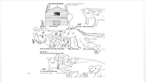 Des chansons pour le printemps - Song Sheets - Distance Learning