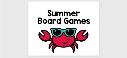Summer Digital and Printable Games | Phonics | Reading by Glitter is ...