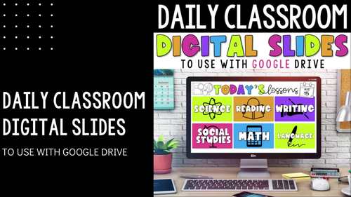 Daily Digital Slides for Google Slides | Daily Classroom Slides | TPT