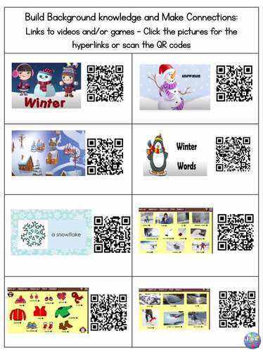 ESOL-ELL-ESL ACCESS Winter Writing by ELL Connections | TpT