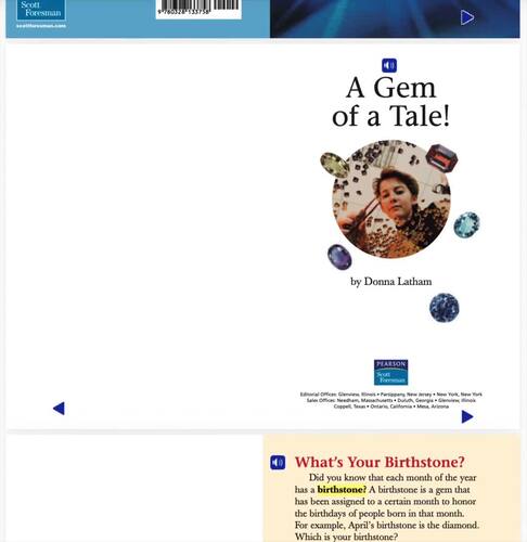 A Gem Of a Tale - Book Q + A - GEMSTONES by Calva Creations | TPT