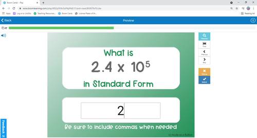 From Scientific Notation to Standard Form - Digital Boom Cards™ | TPT