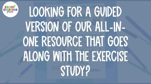 Exercise Study, Creative Curriculum: GUIDED Edition Bundle Vocabulary ...