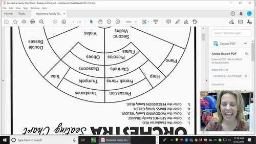 Instruments of the Orchestra - Easy to Assemble Flipbook, Ready to Print